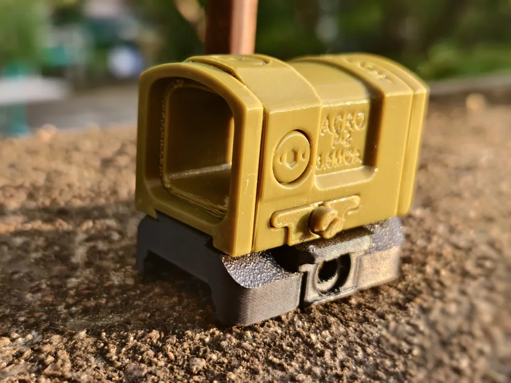 Aimpoint ACRO Sniper Red Dot Pistol Reflex Sight - Free 3D Print Model ...