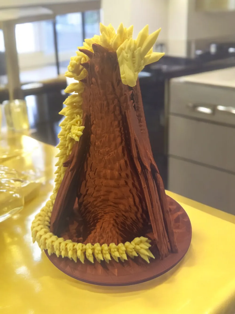 dragon head dragon holder by james butcher - MakerWorld