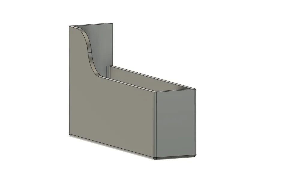 CleanShot Poop Chute for Bambu Lab P1S / X1 - Free 3D Print Model ...