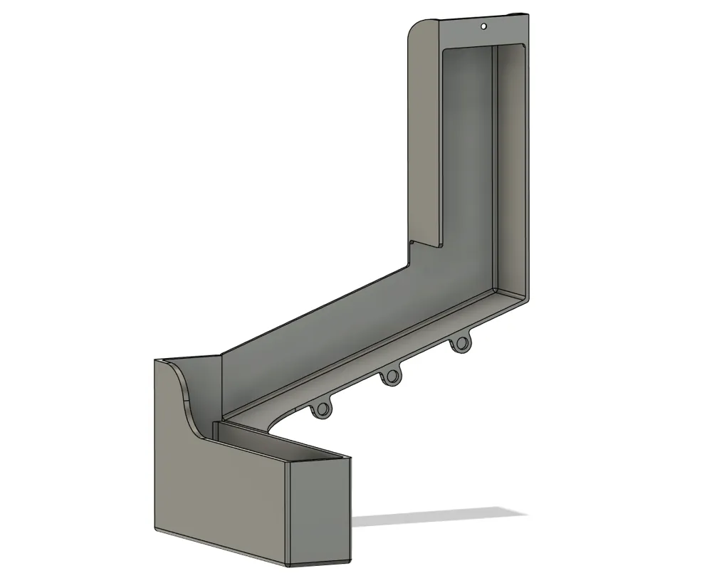 CleanShot Poop Chute for Bambu Lab P1S / X1 - Free 3D Print Model ...