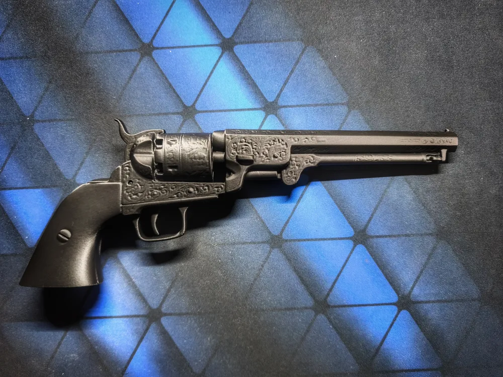 Navy Revolver - Free 3D Print Model - MakerWorld