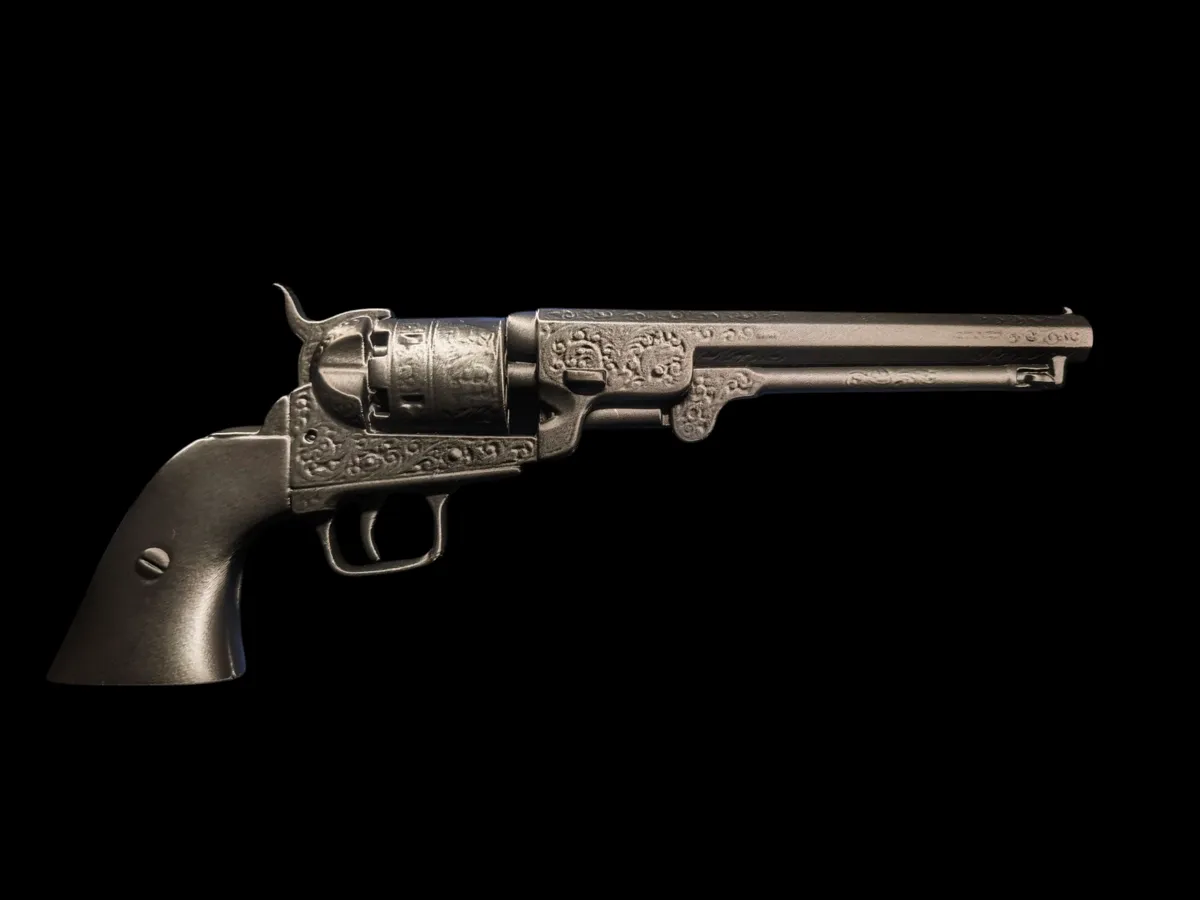 Navy Revolver - Free 3D Print Model - MakerWorld