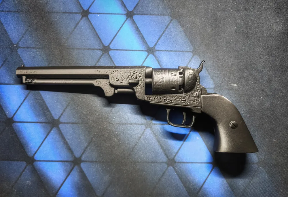 Navy Revolver - Free 3D Print Model - MakerWorld