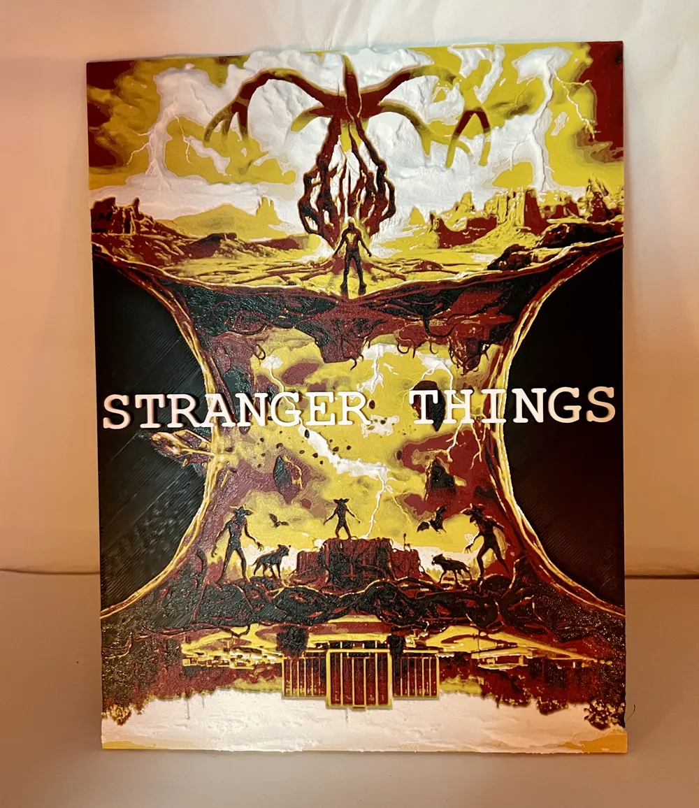Stranger Things décoration - Modèle d'Impression 3D Gratuit - MakerWorld