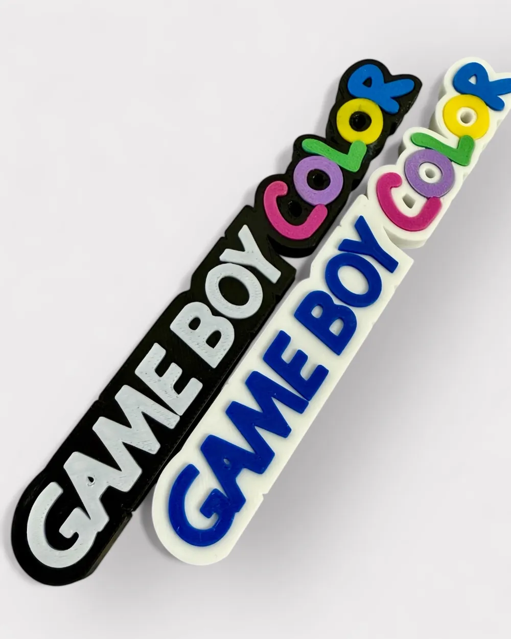 Game Boy Color Logo Display Stand by Hylijan - MakerWorld