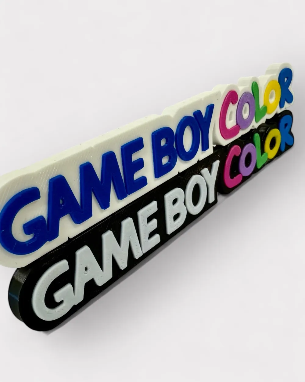 Game Boy Color Logo Display Stand by Hylijan - MakerWorld
