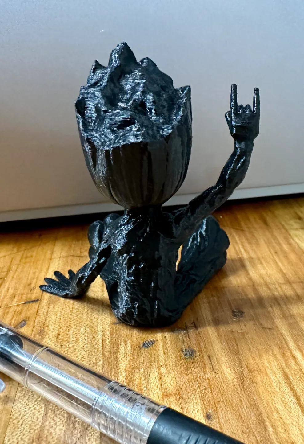Heavy Metal Baby Groot ~ Rockstar~Horns~ 76mm Tall Remixed by The ...
