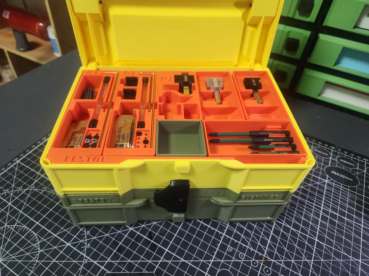 Stackable Modular Storage Box Lined Version festool by 陆荀彧 MakerWorld ...