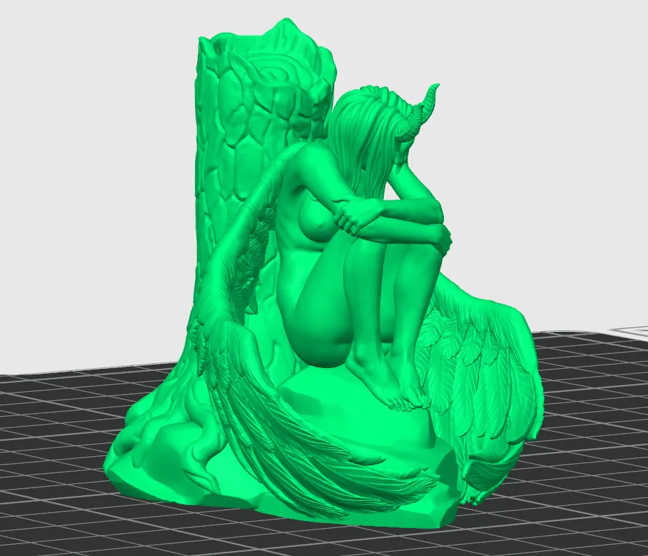 The weeping fallen angel by Cqlbaba - MakerWorld