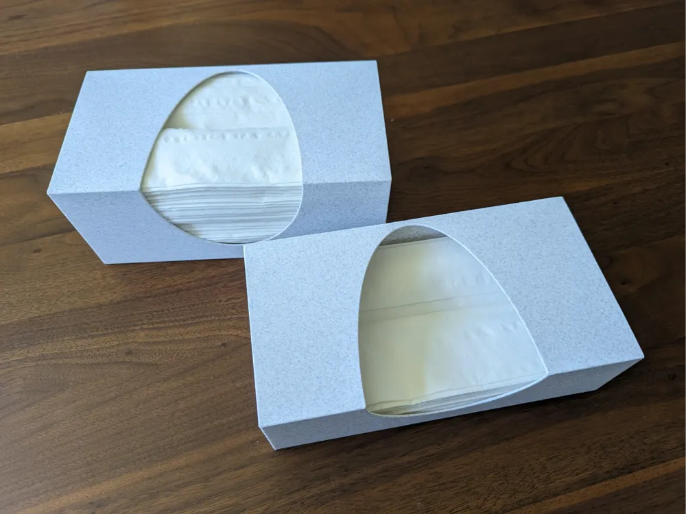 Puffs Tissue Boxes - Two Sizes by SalsaVerdeByTheGlass - MakerWorld