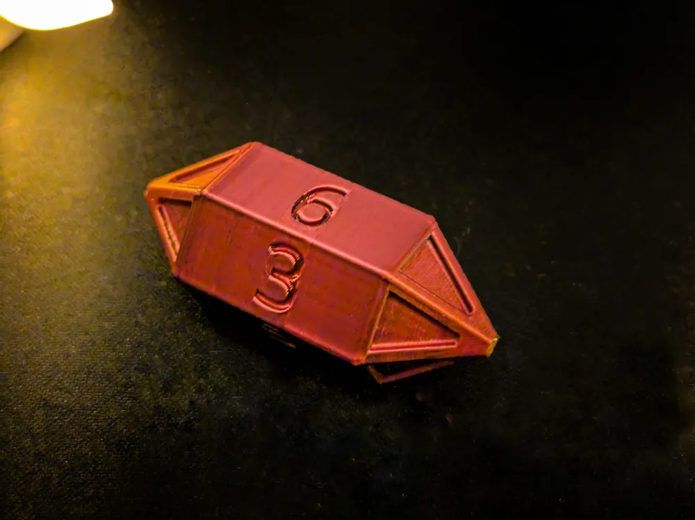 Hexagonal dice (six sided) by jan-design - MakerWorld