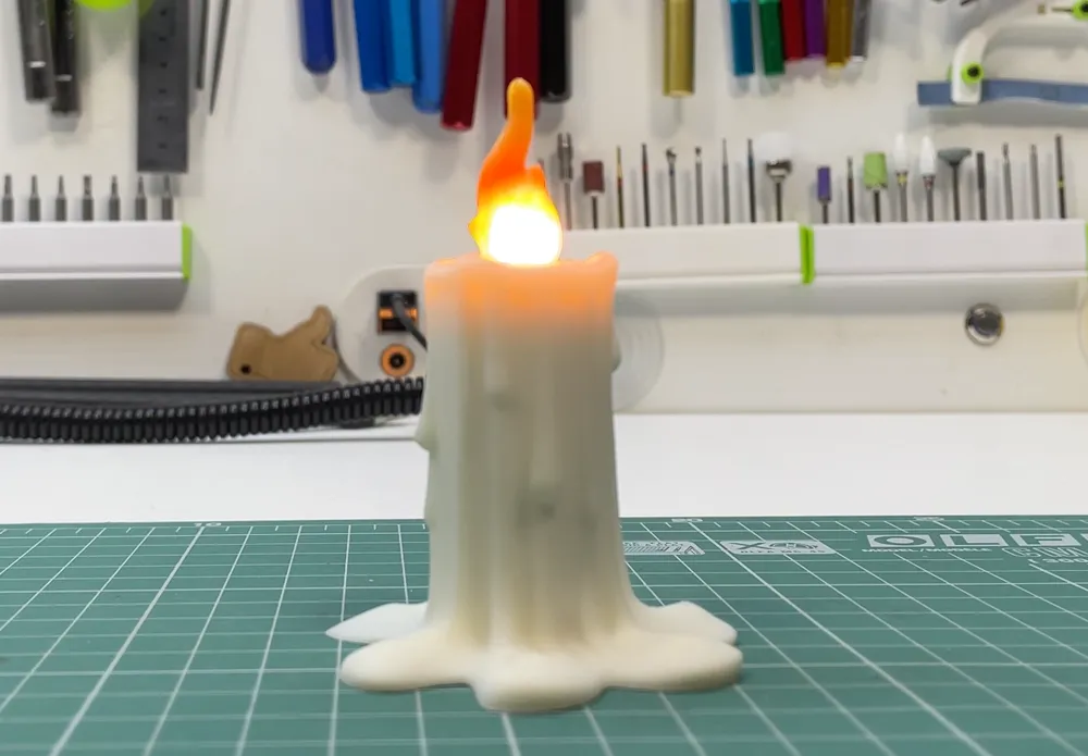 LED Candle Flame v.2 by Valera Perinski MakerWorld: Download Free 3D Models