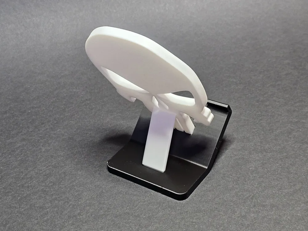 Punisher Skull Phone Stand by Barika MakerWorld: Download Free 3D Models