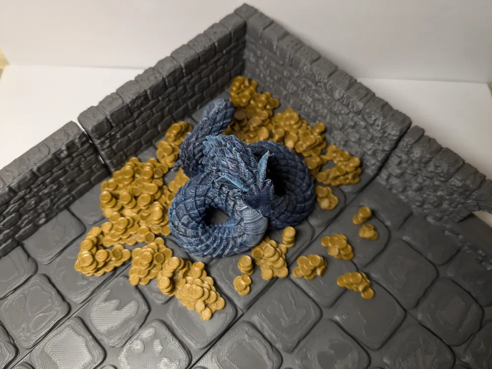 Coin piles - dnd scenery by Roby - MakerWorld