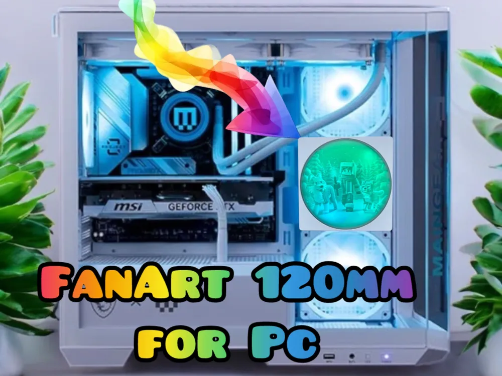 Fan Art Computer 120mm Minecraft 001 by rgb-SlotcoverMakerWorld ...