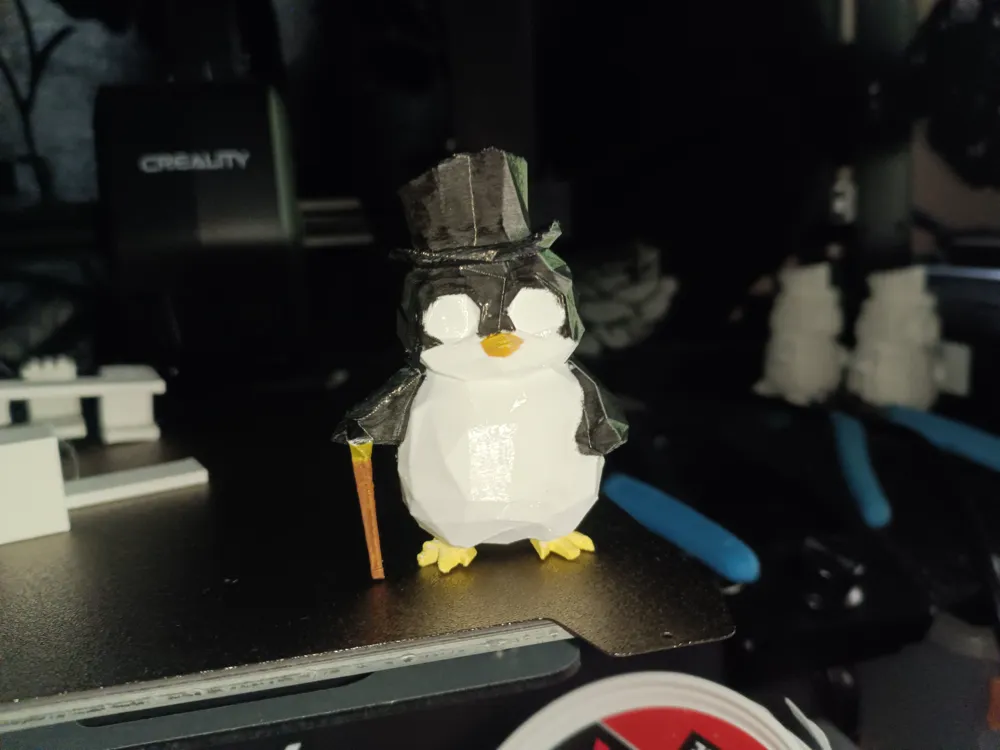 Cute Fancy Penguin - Free 3D Print Model - MakerWorld