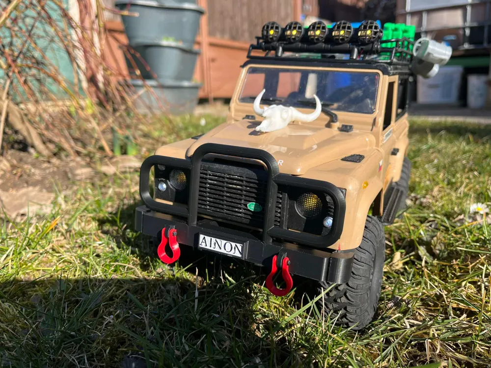 RC car RMT Land Rover T98 front bumper by Ainon3Dprint MakerWorld ...