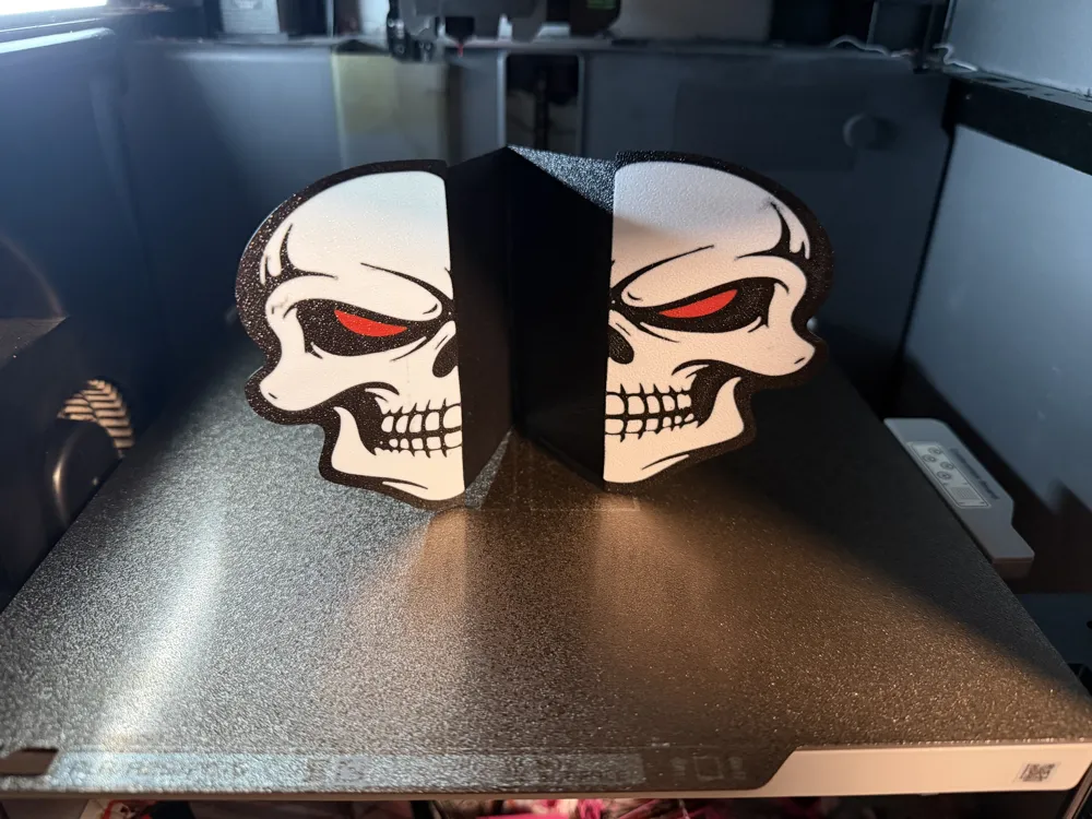 Foldable Skull Bookmark - Free 3D Print Model - MakerWorld