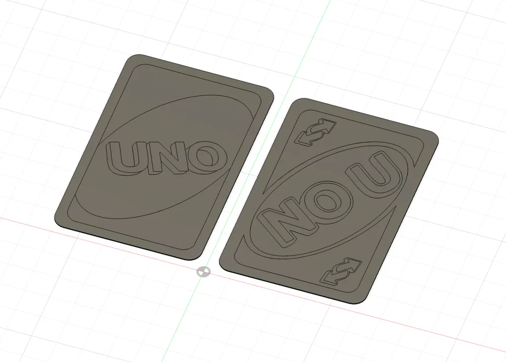 NO U Uno Reverse Card (Two Halves) - Free 3D Print Model - MakerWorld