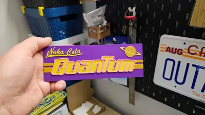 Nuka Quantum sign by thisnoise - MakerWorld