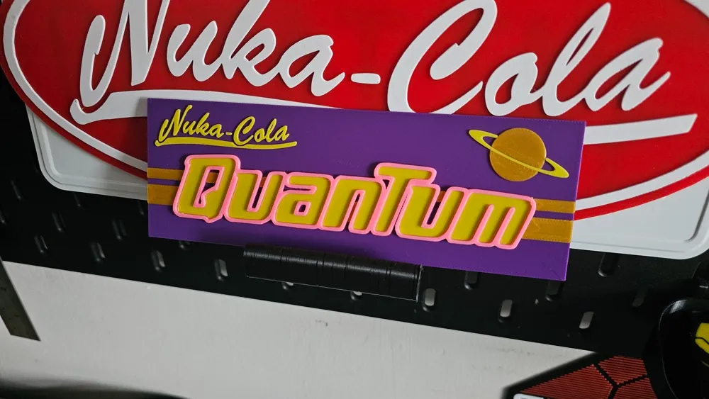 Nuka Quantum sign by thisnoise - MakerWorld