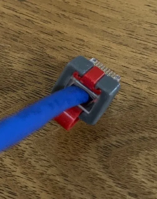 RJ45 Clip Repair - Sturdy and will not fall apart - Free 3D Print Model ...
