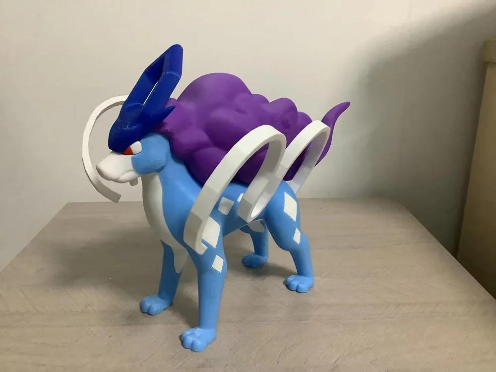 Pokemon Suicune multi-part - Free 3D Print Model - MakerWorld