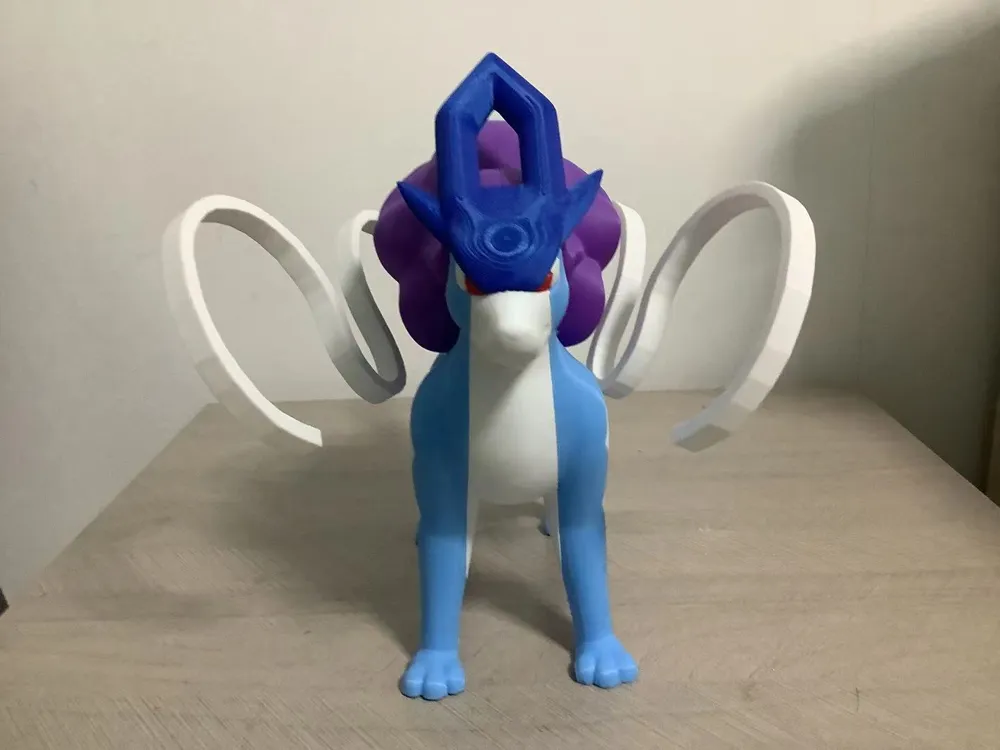 Pokemon Suicune multi-part - Free 3D Print Model - MakerWorld