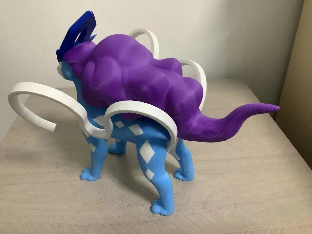 Pokemon Suicune multi-part - Free 3D Print Model - MakerWorld