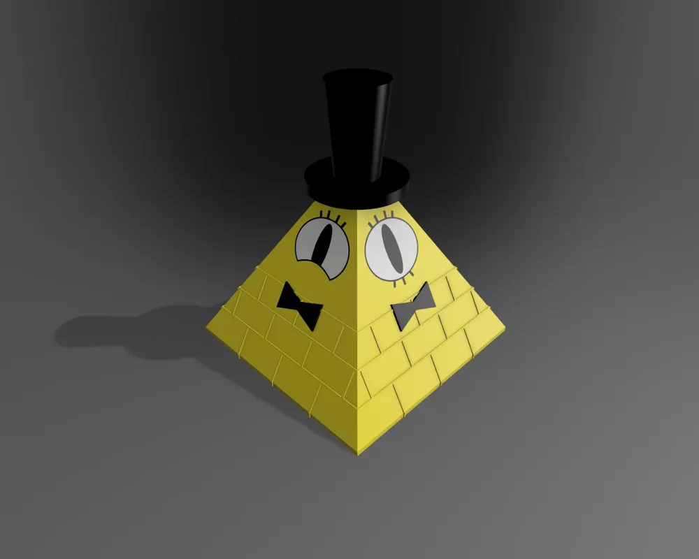 Bill Cipher Levitating Lamp by Jackalolz MakerWorld: Download Free 3D ...