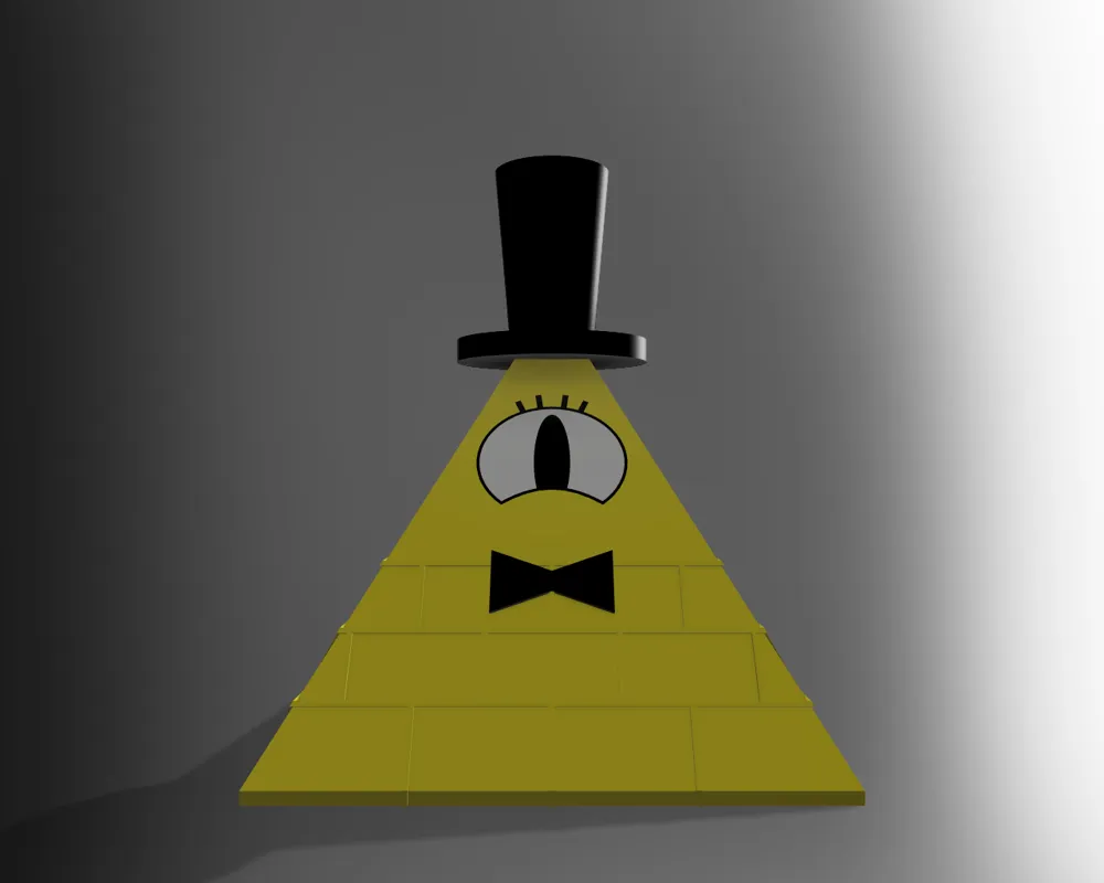 Bill Cipher Levitating Lamp by Jackalolz MakerWorld: Download Free 3D ...