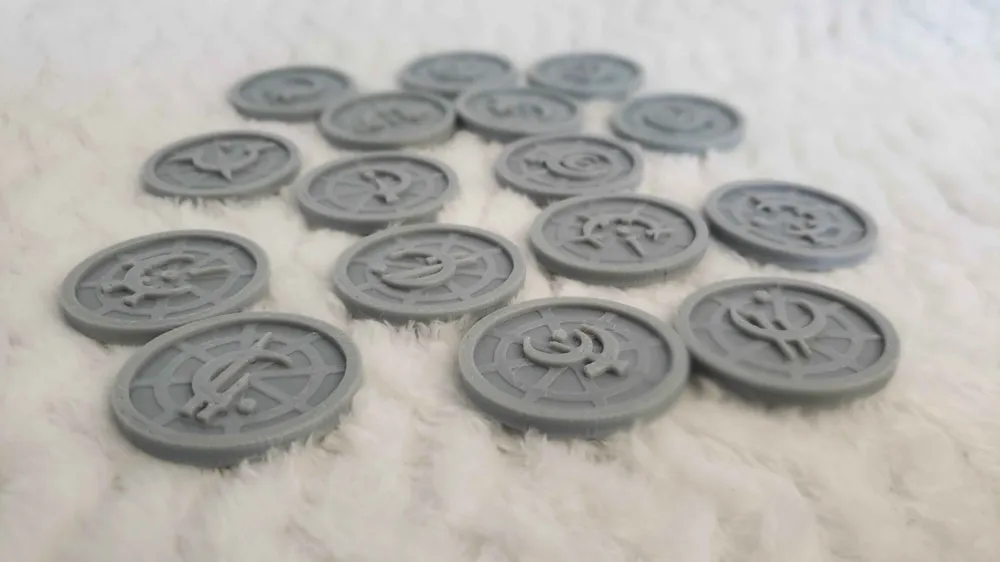 Mistborn Allomantic Metal Coins by Empty_Dustpan - MakerWorld