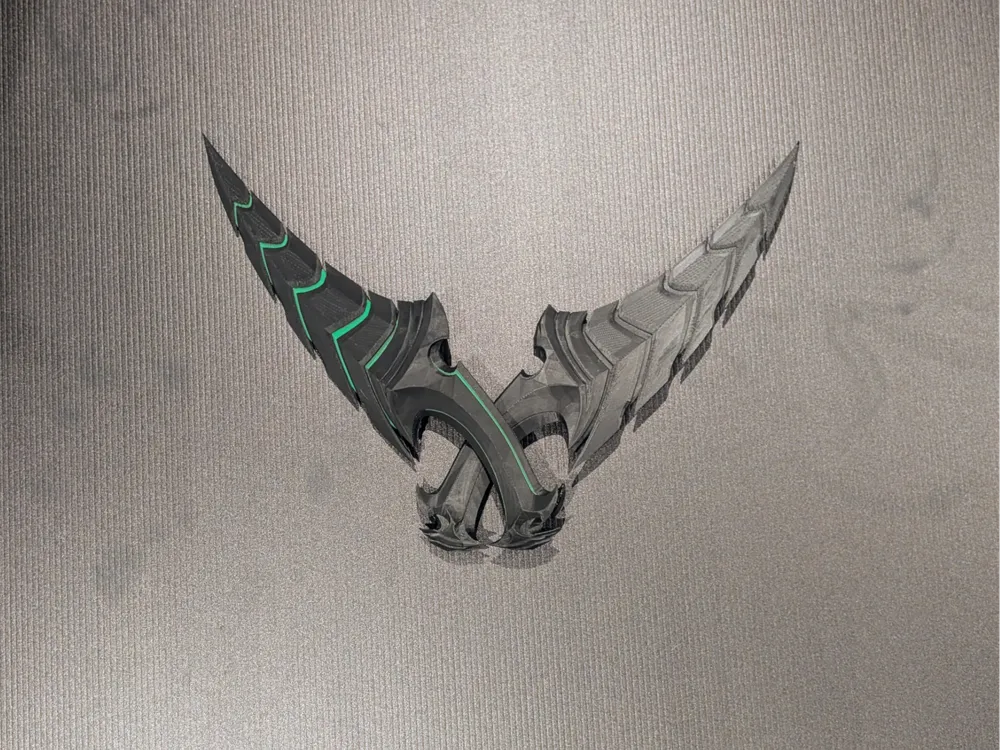 Valorant Helix Daggers - Free 3D Print Model - MakerWorld