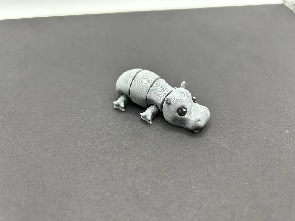 Bubbles – the Tiny Articulated Hippo - Free 3D Print Model - MakerWorld