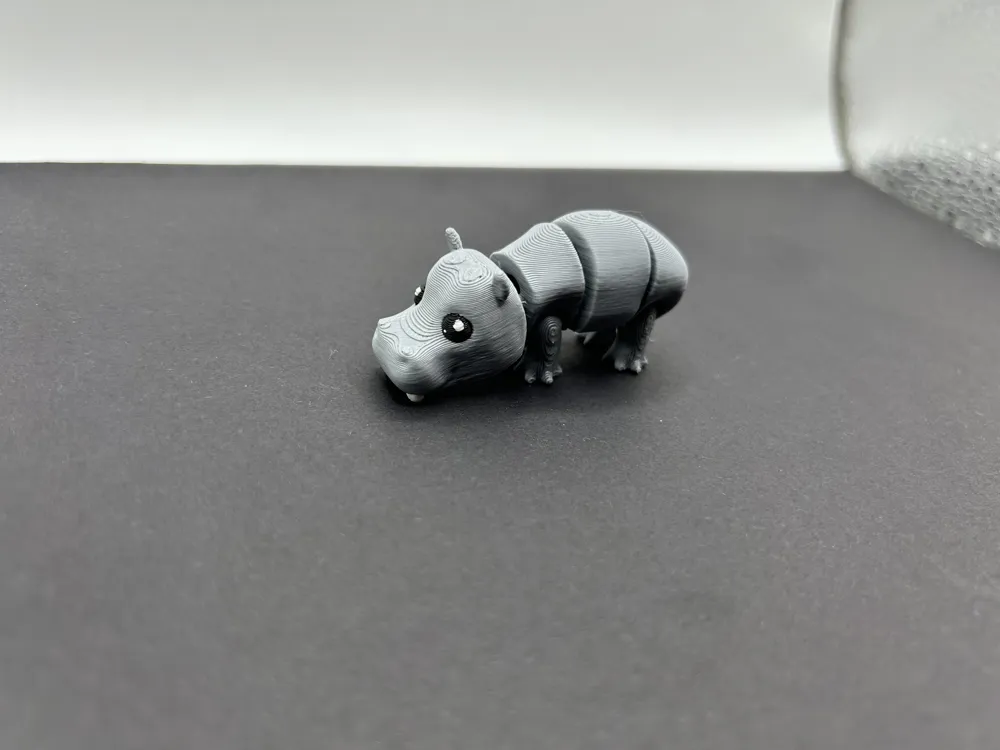 Bubbles – the Tiny Articulated Hippo by Meyerhouse MakerWorld: Download Free 3D Models