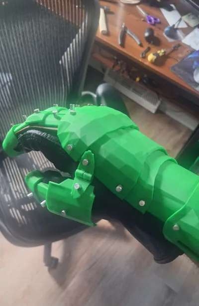 3d Printed Gauntlet by user_1836877043 MakerWorld: Download Free 3D Models