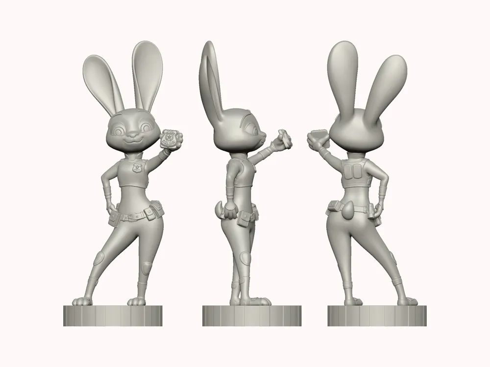 Zootopia Judy Hopps Figure by Laffer233 MakerWorld: Download Free 3D Models