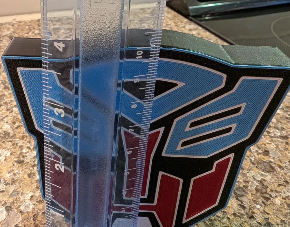 Transformers Autobots Logo Desktop Wall Display - Free 3D Print Model ...