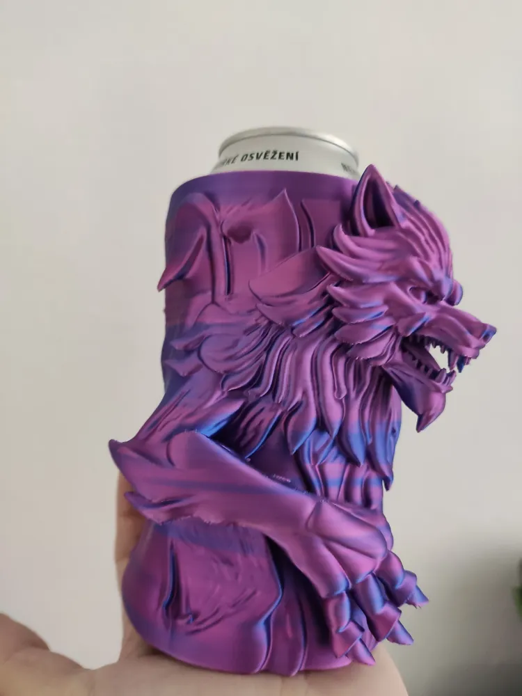 Werewolf Can Holder / Beer mug by RUMcajz MakerWorld: Download Free 3D ...