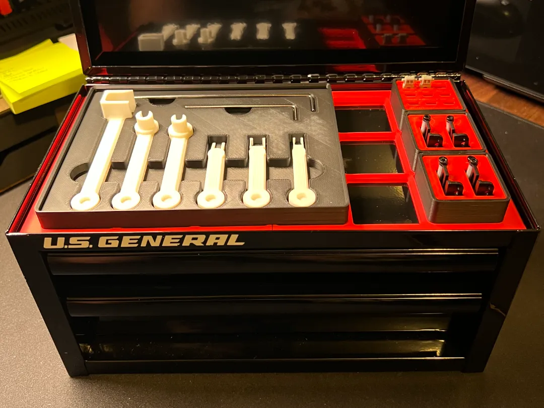 Bambu Lab Tool holder for US General Mini Toolbox - Free 3D Print Model ...