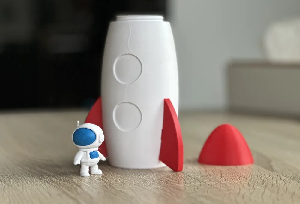 Spaceship kids box 2.0 - Free 3D Print Model - MakerWorld