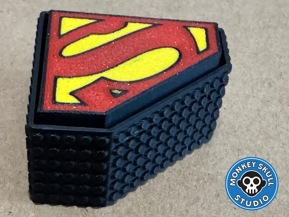 Superman Logo Mechanical Clicker - Fidget Toy - Free 3D Print Model ...