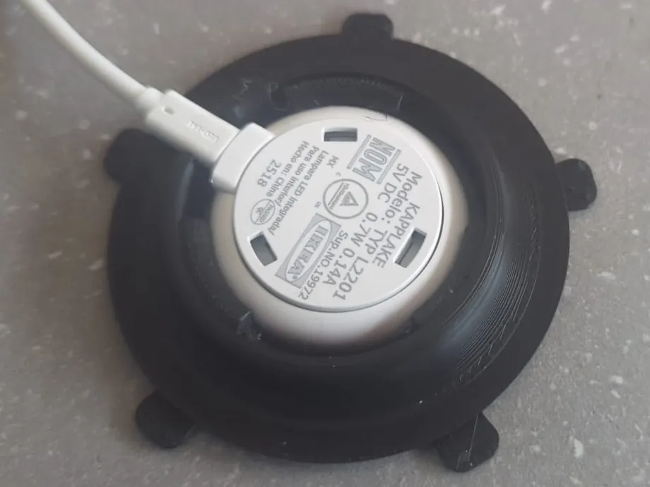 Moon Lamp Ikea KAPPLAKE adapter - Free 3D Print Model - MakerWorld