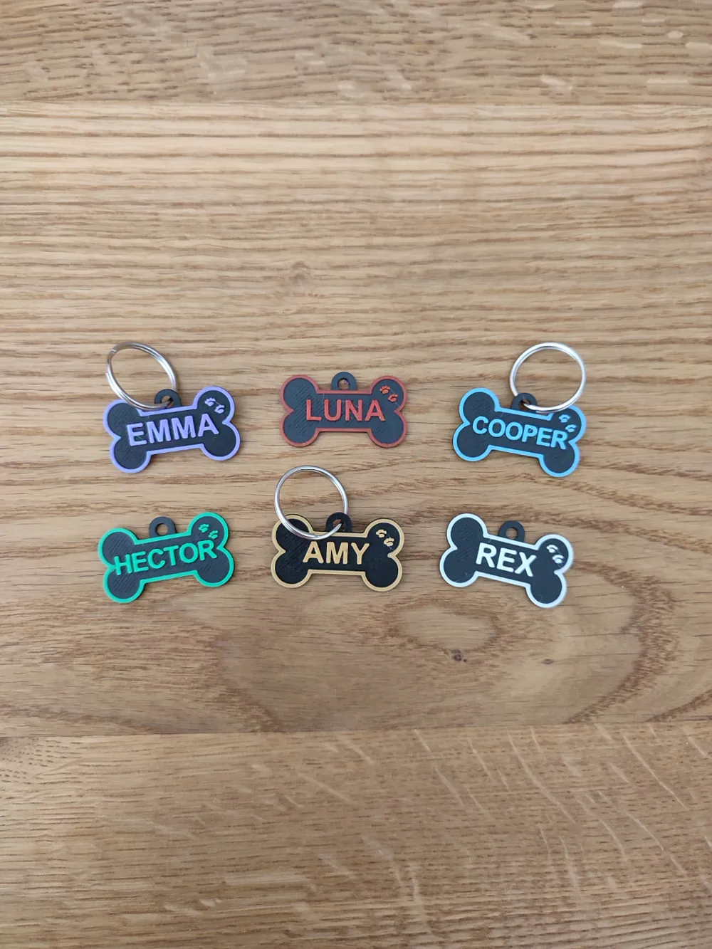 Dog tag - Name tag - Keychain by Papaskreativewelt - MakerWorld