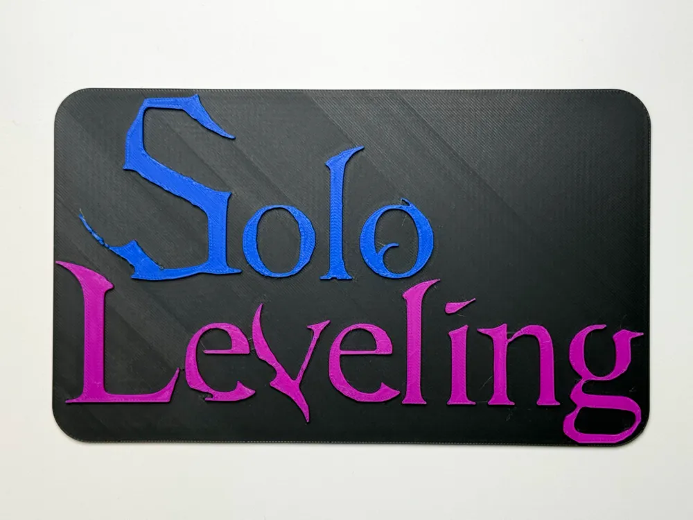 Solo Leveling Logo by Rocket Mouse MakerWorld: Download Free 3D Models