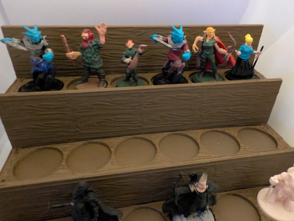 Miniature Rack for 28mm Scale Figures by StoneRock - MakerWorld