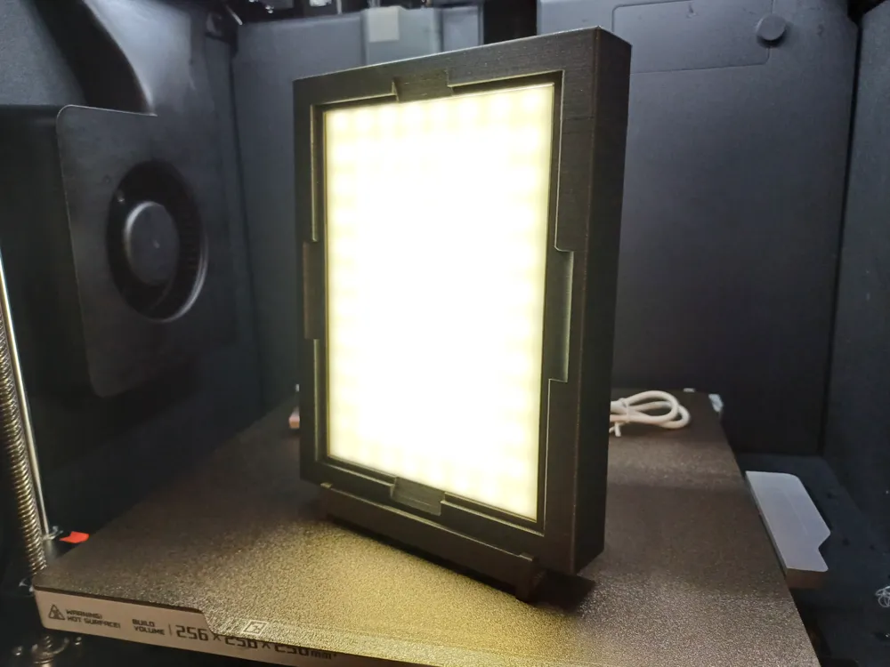 Frame for the Bambu Lab Lithophane LED Kit 2pcs by Hippiekill4 ...