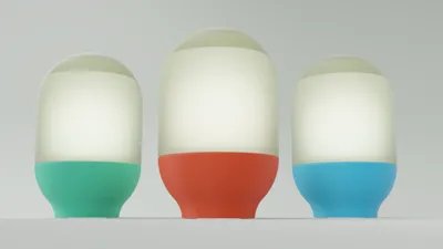 Small desktop lamp. Bambu LED Lamp kit light by Abstractia Design ...