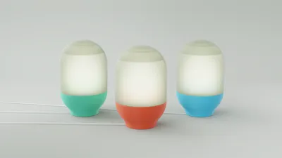 Small desktop lamp. Bambu LED Lamp kit light by Abstractia Design ...