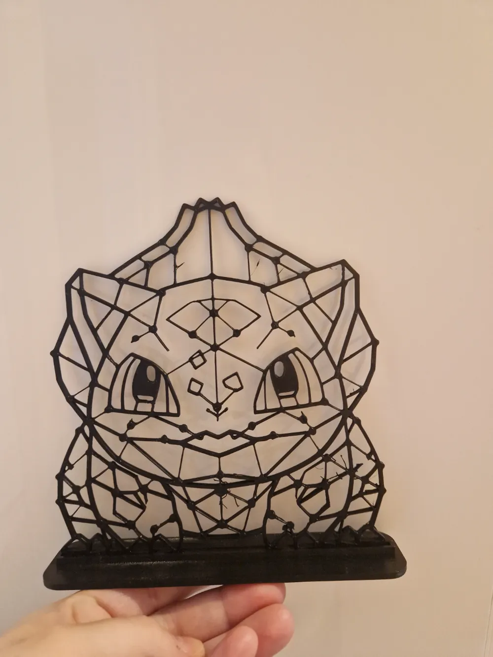 Geometric Low Poly baby Bulbasaur Pokemon by 3D Print Wolf - MakerWorld